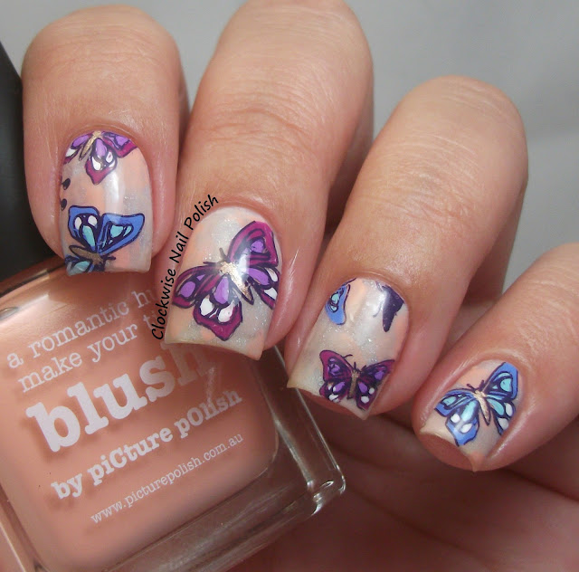 The Clockwise Nail Polish: DRK Nails Stamping Black Mat Review