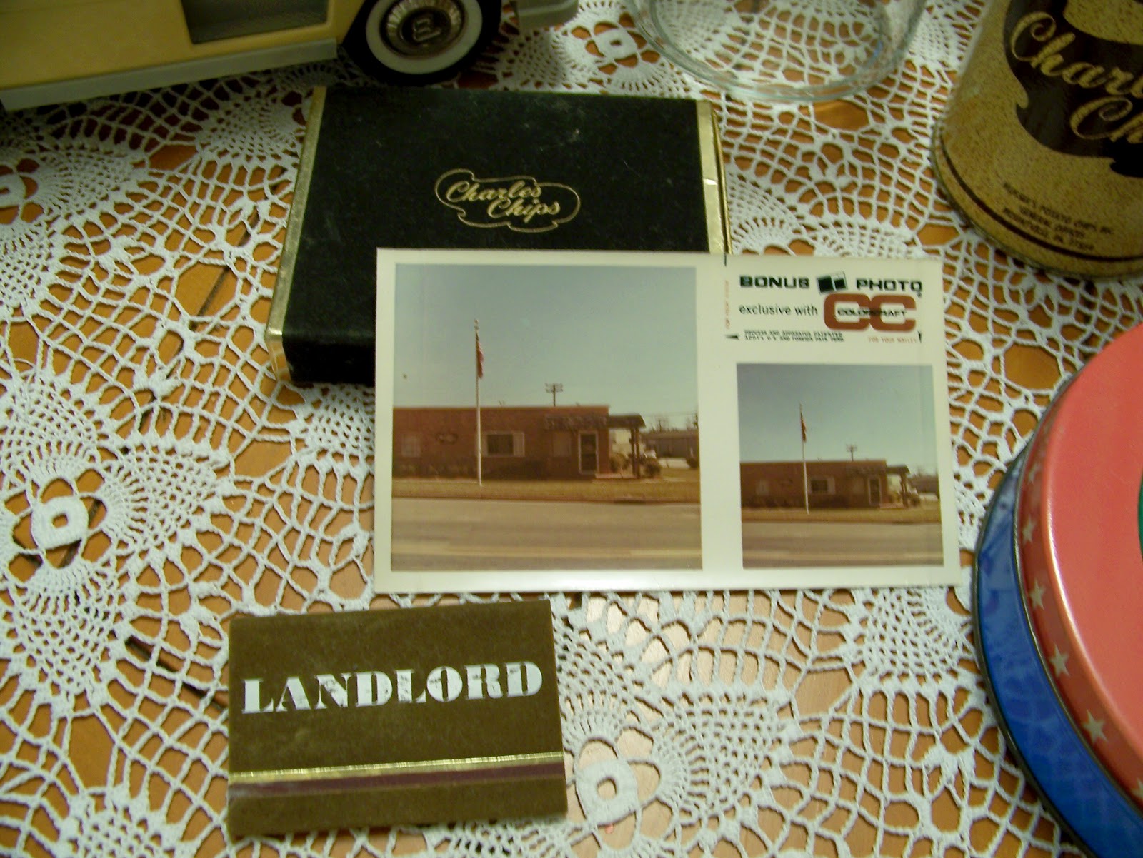 in the hills of North Carolina: Charles Chips: noun