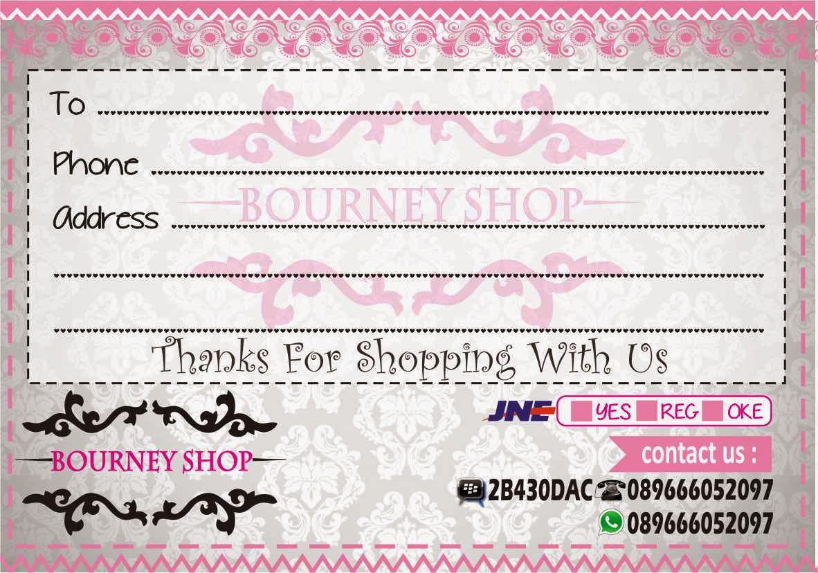 Design Kreatif Kota Malang: Contoh Desain Sticker Pengiriman Online Shop