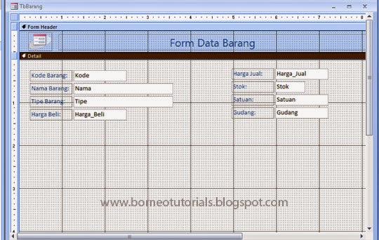 Tutorial Ms Access : Membuat Aplikasi Admin Sederhana Part 3 ...