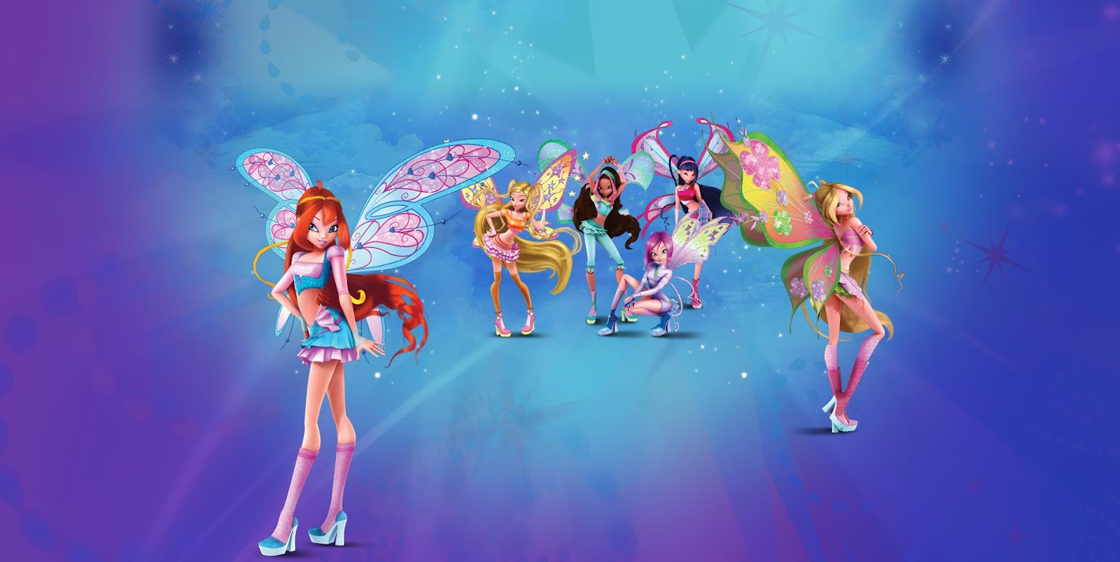 Nuevos fondos de pantalla Winx Club 3D versión Nick oficiales