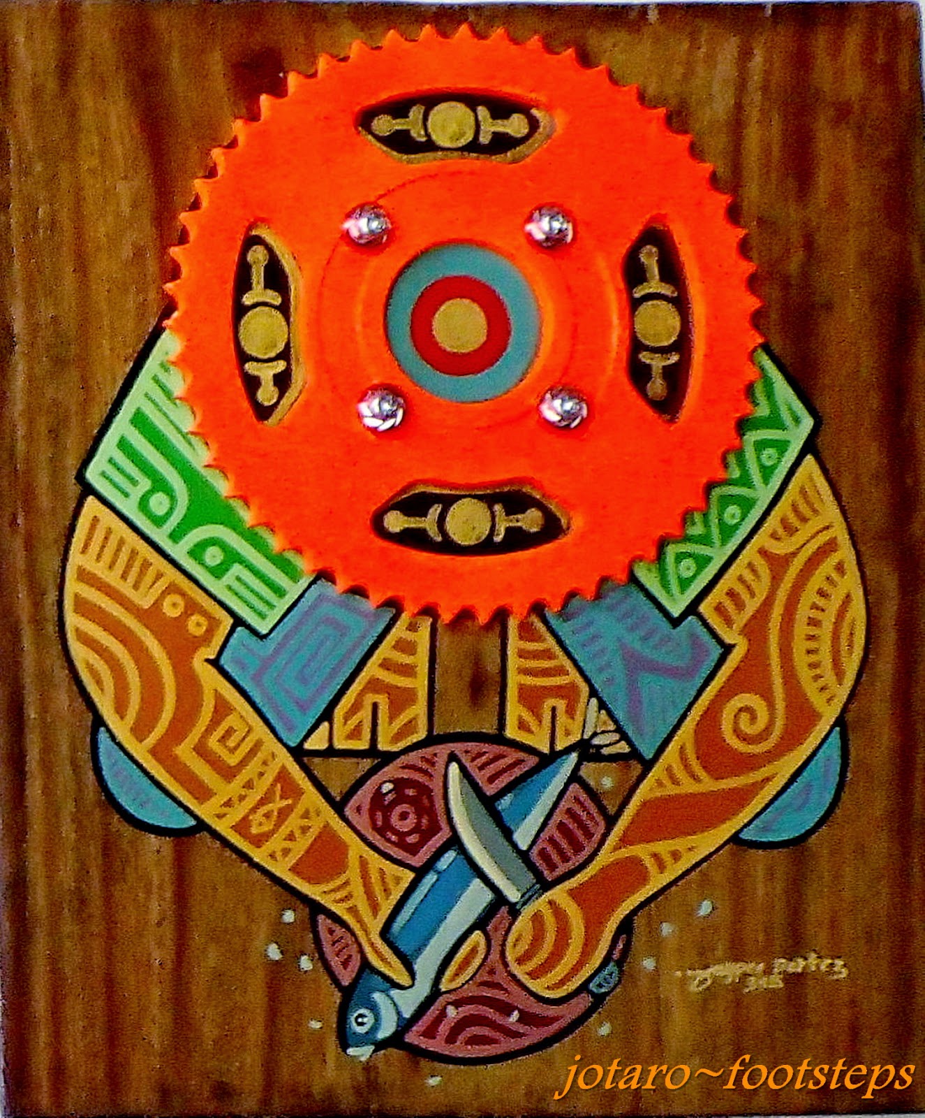 Footsteps - Jotaro's Travels: Art Gallery : Filipino Ivatan Art @ Batanes