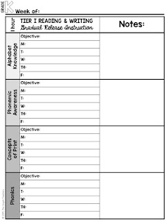 The Simple Teachers: Freebie! Weekly Planning Template
