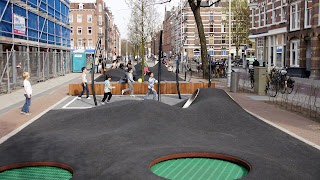 (a) biotic design studio: Macro Intervention: A Play Street in Amsterdam