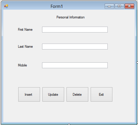 Insert,Update,Delete In MS Access Using C#: Insert,Update,Delete for MS ...