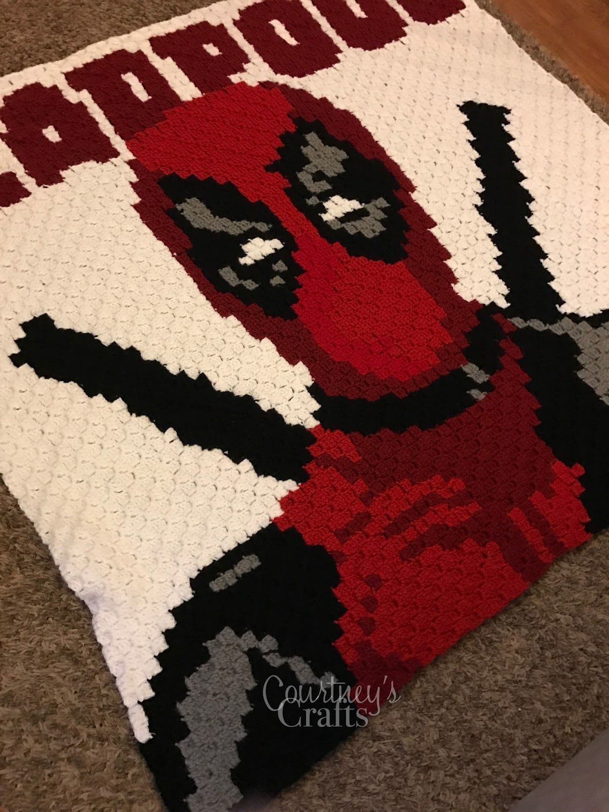 Courtney's Crafts: Deadpool Blanket