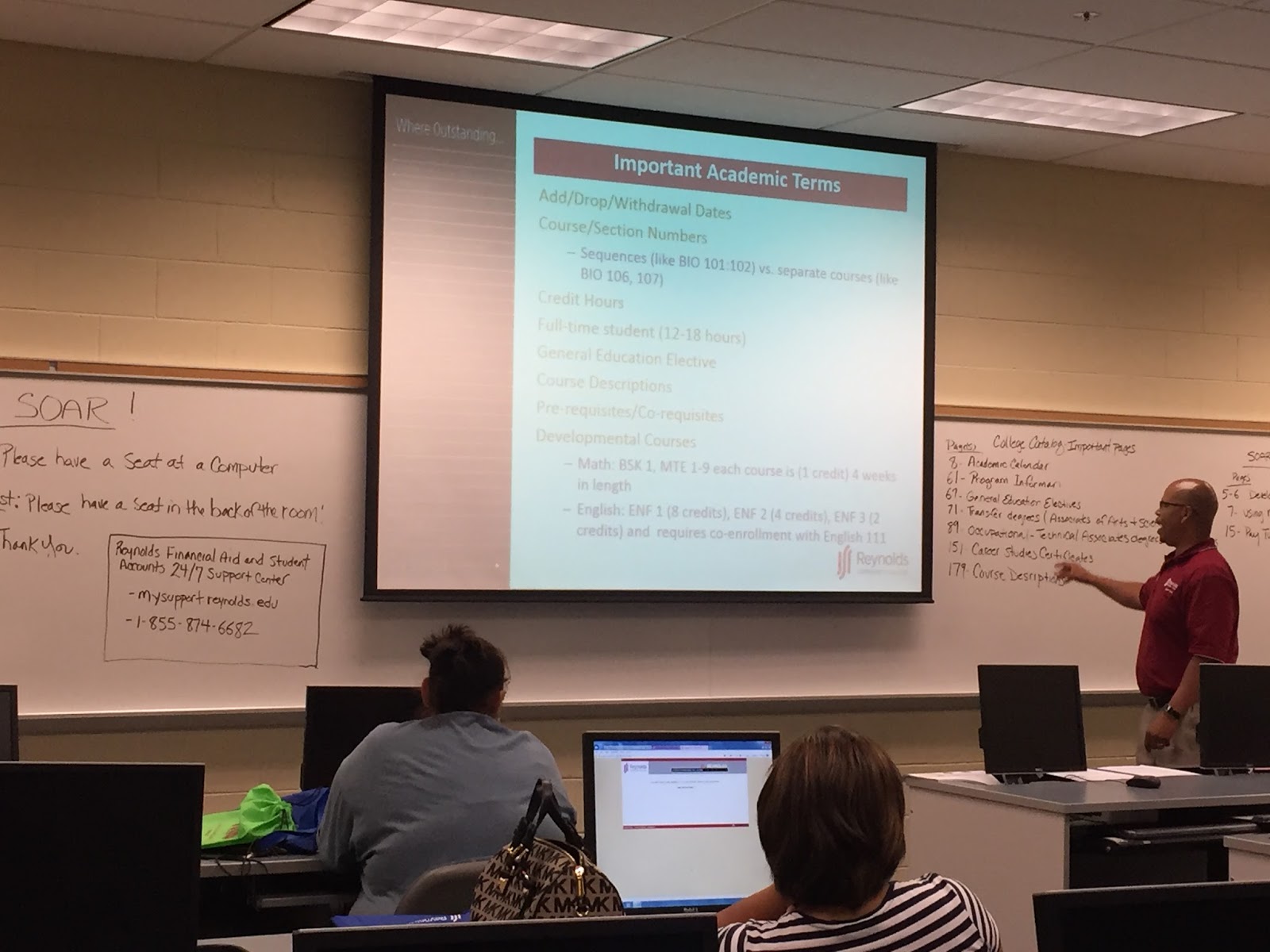 Campus Happenings: SOAR Sessions Welcome New Reynolds Students