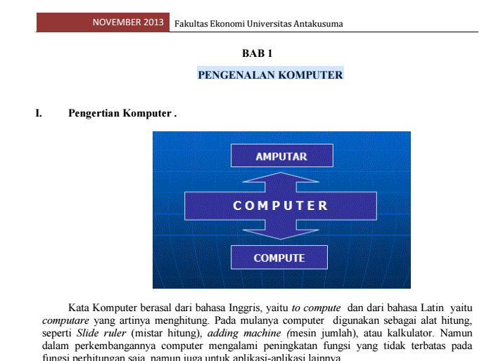 PENGENALAN KOMPUTER [modul] - Our Akuntansi