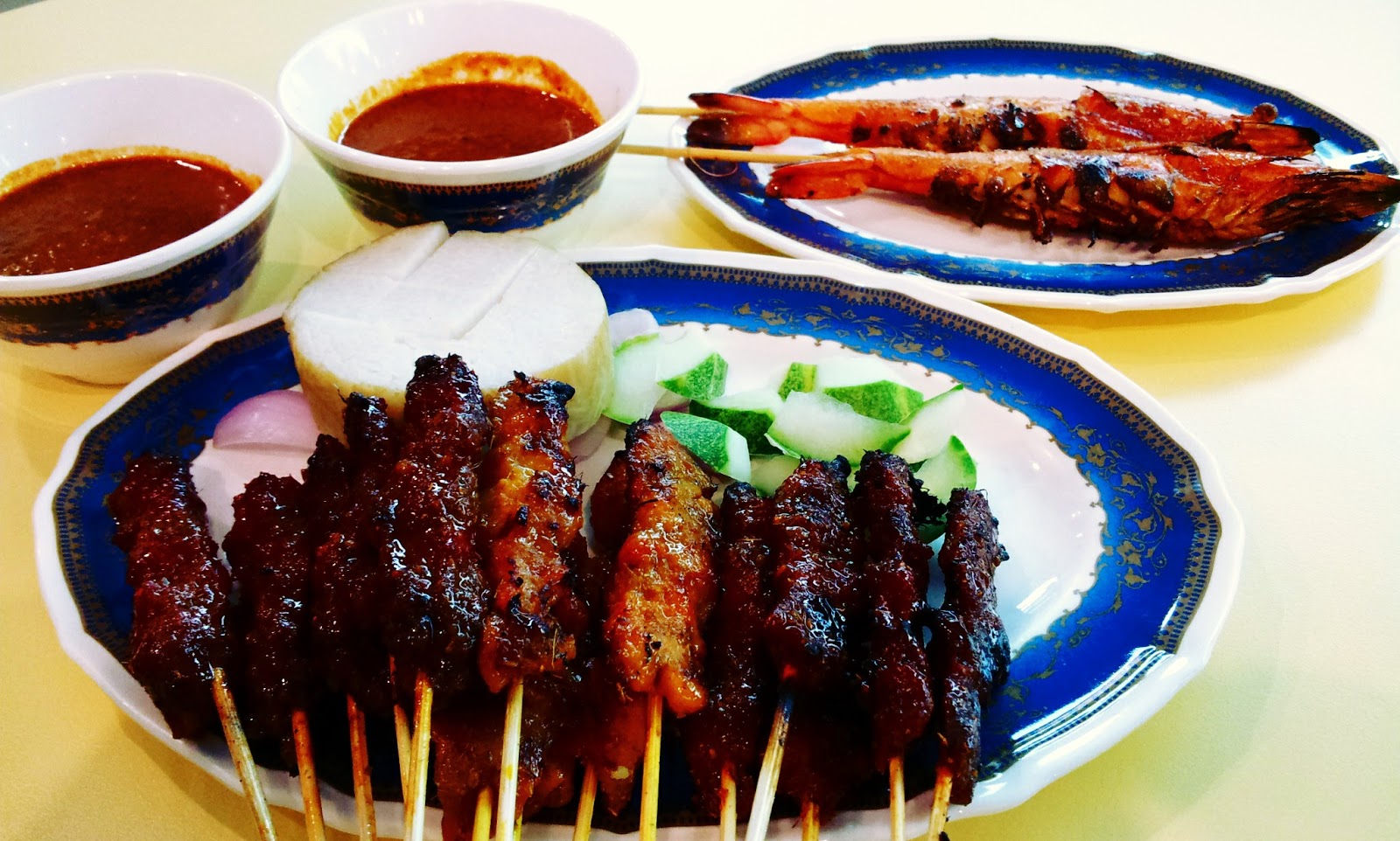 Halal food for all of us :): Satay by the Bay & a Ball of Ice