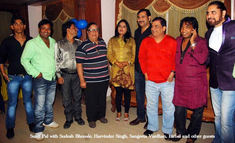 BOLLYWOOD AAINA : Stand up comedian Sunil Pal's son's Birthday Bash