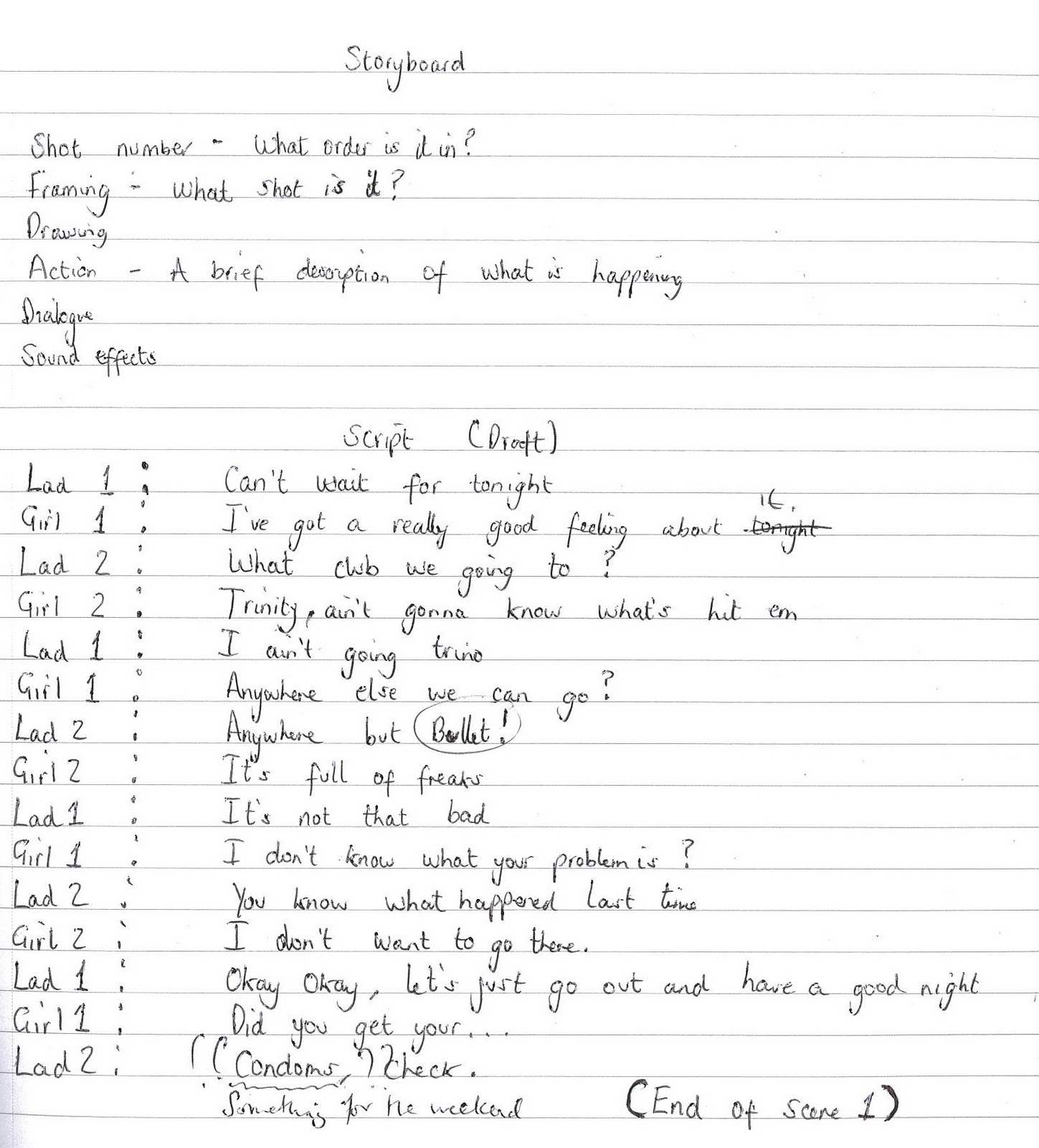 Foundation Portfolio: Script