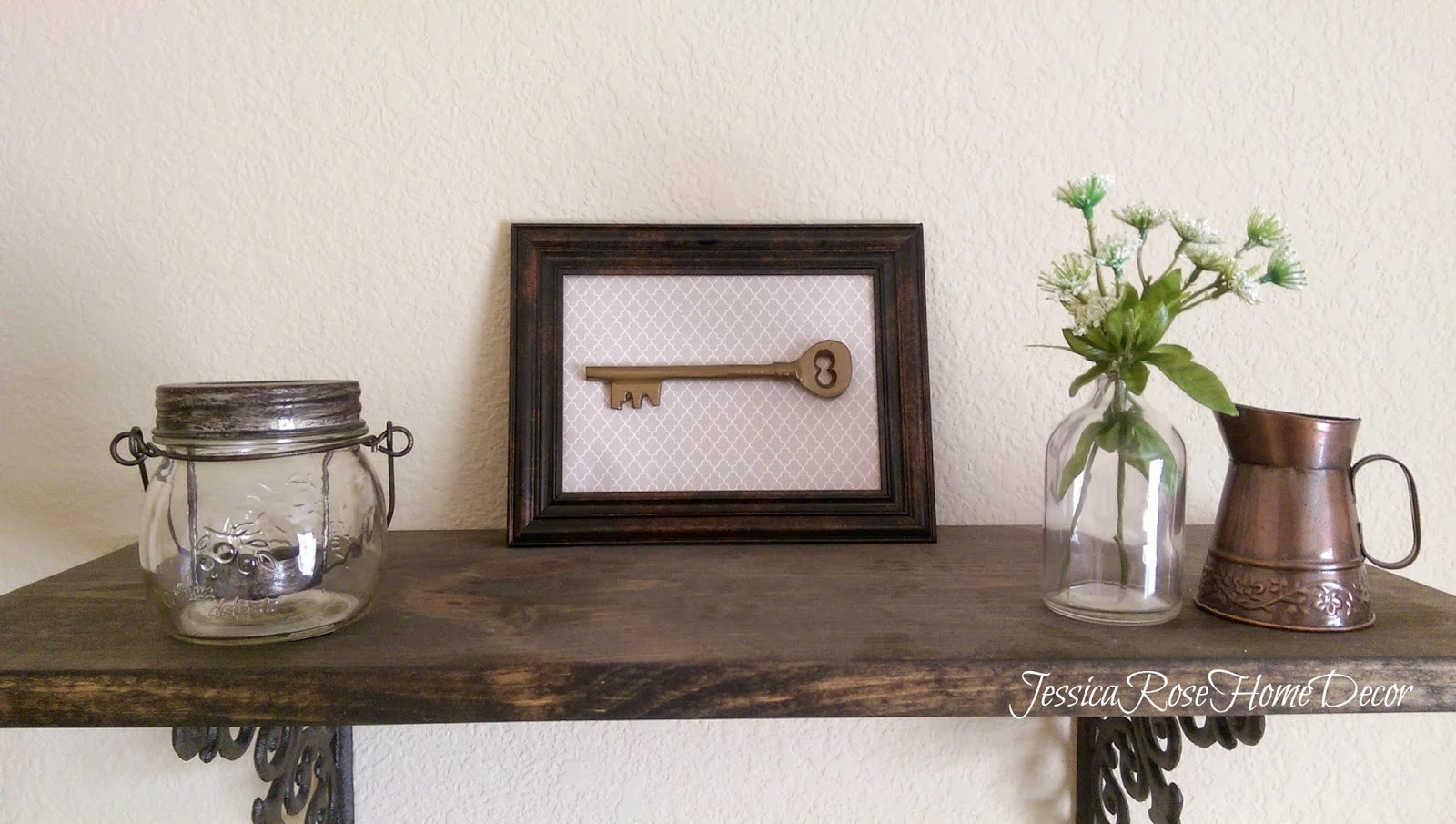 JessicaRose Home Decor: How-To: Framed Antique Skeleton Keys