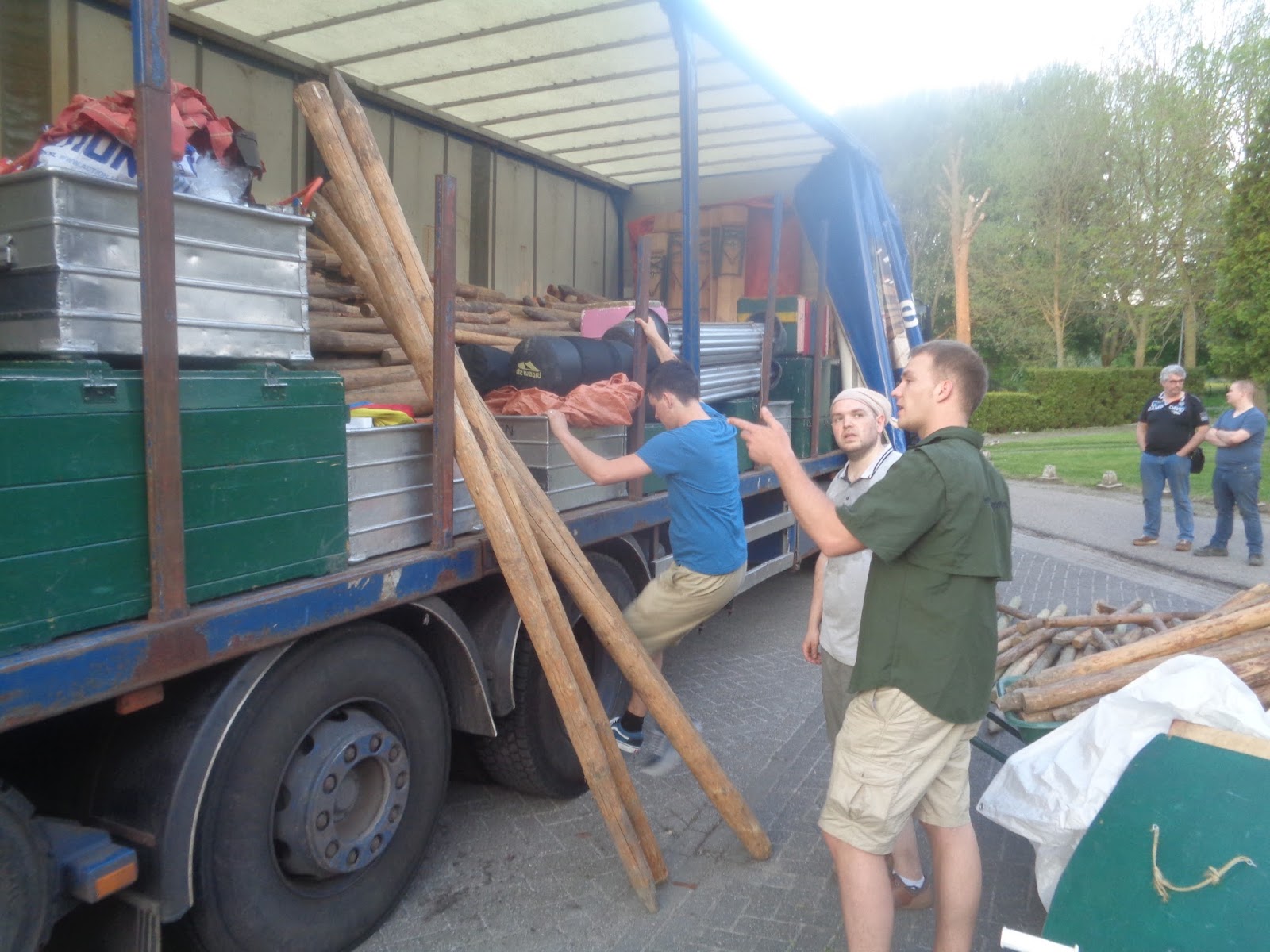 BEIJUMNIEUWS: SCOUTS DE VOERMAN VANDAAG OP PINKSTERKAMP