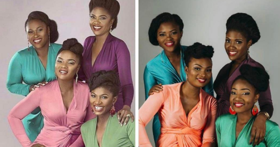 cocowondersblog.com: Beautiful four friends recreate Uche Jombo, Ufuoma McDermott, Chioma Akpota ...
