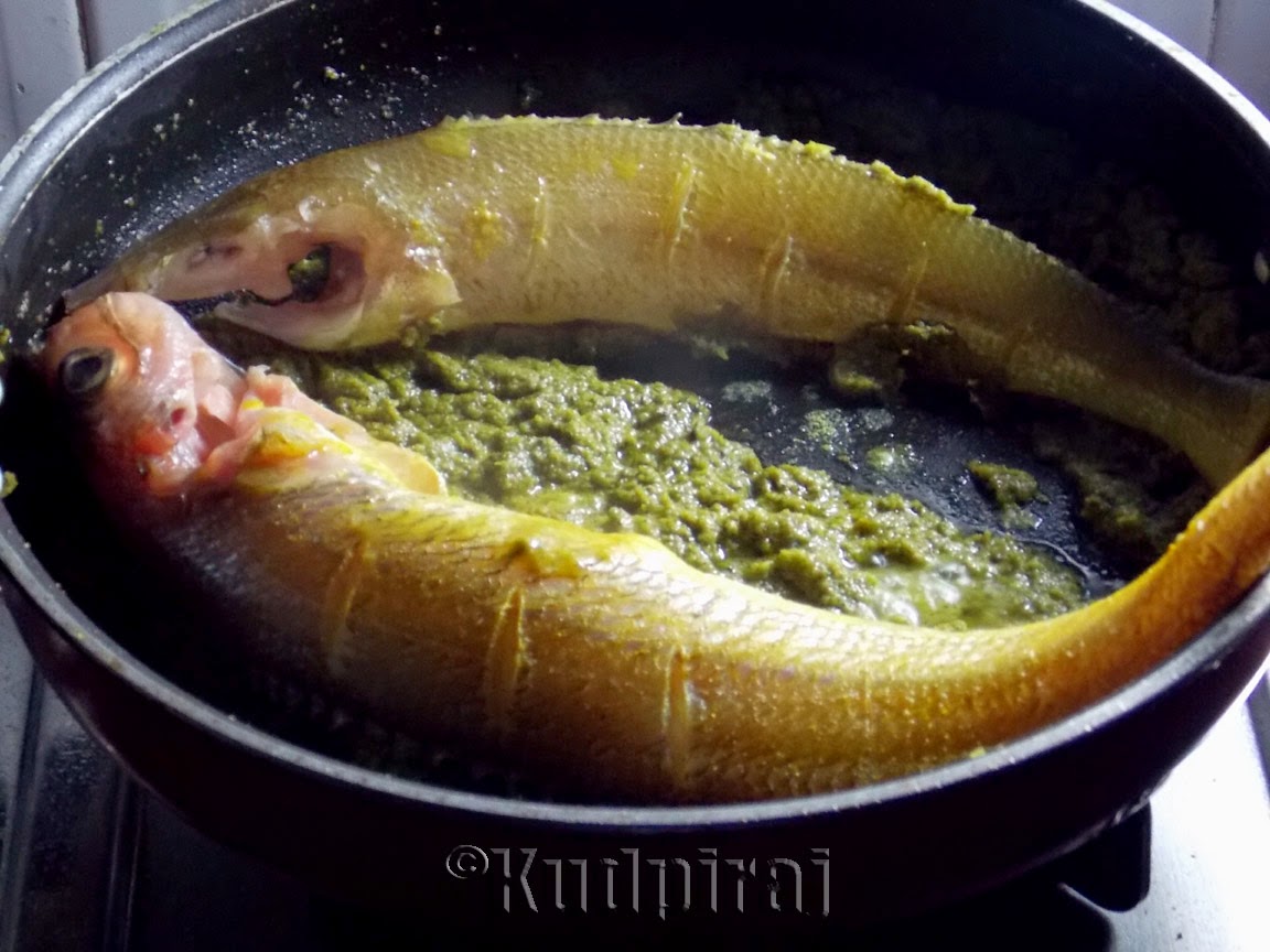Kudpiraj's Garam Tawa: Kaane Fish Green Masala Fried