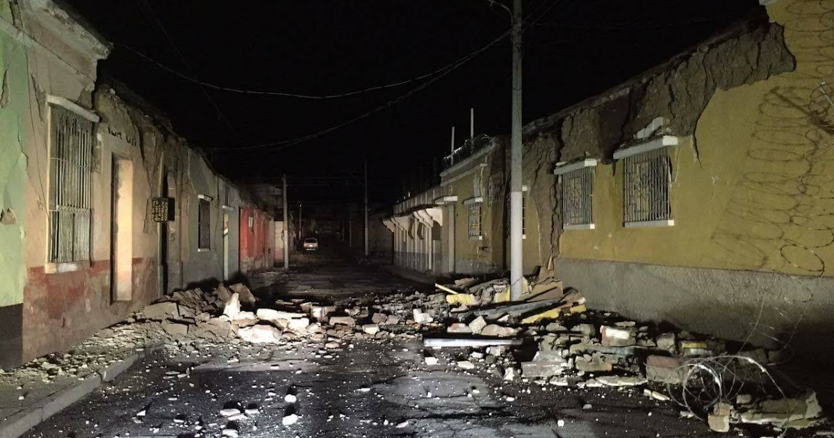 Chasing Marbles: Decently Strong Earthquake Last Night!