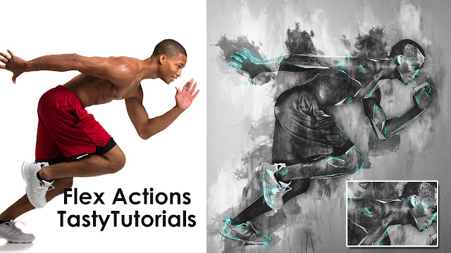 Photoshop Tutorial | Flex Photo Effect Photoshop Actions | Tasty ...