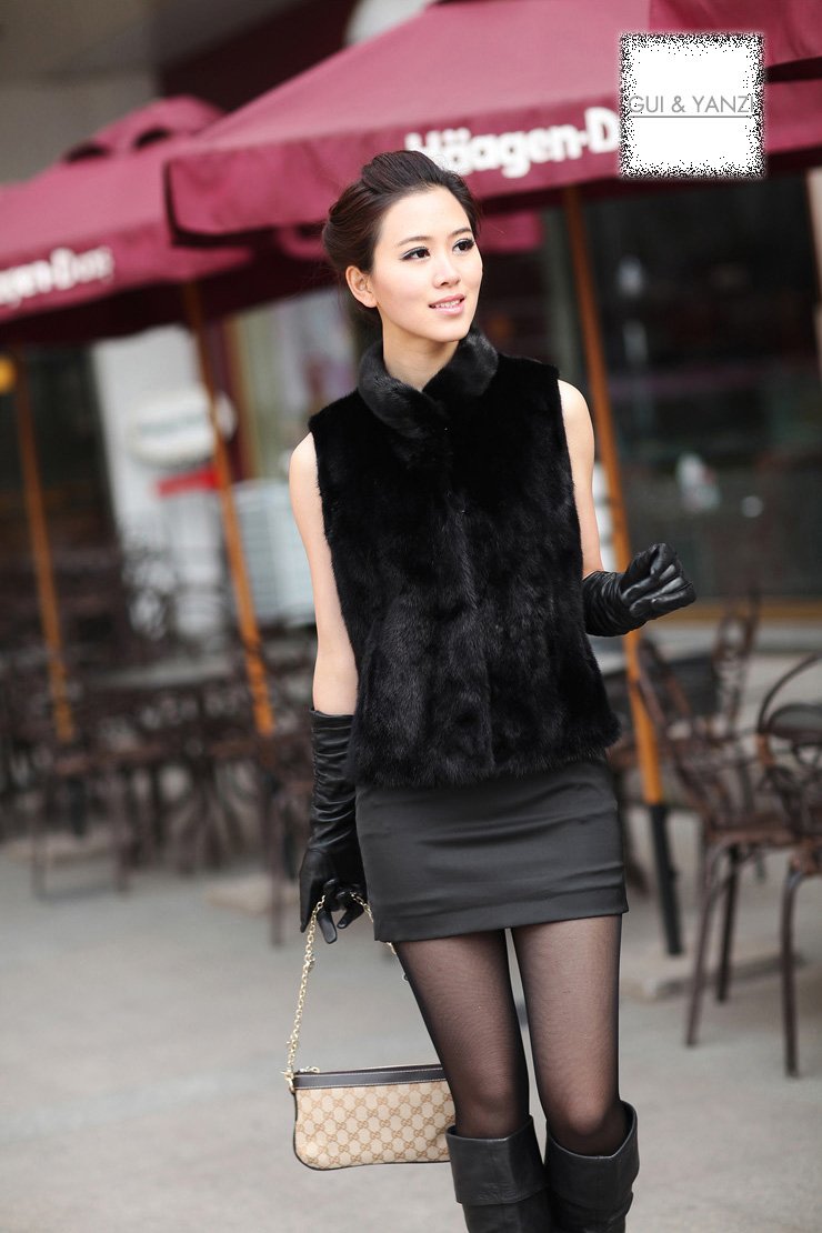 Japanese Fashion:Fur Jacket for Winter 2012,First class rabbit fur coat ...