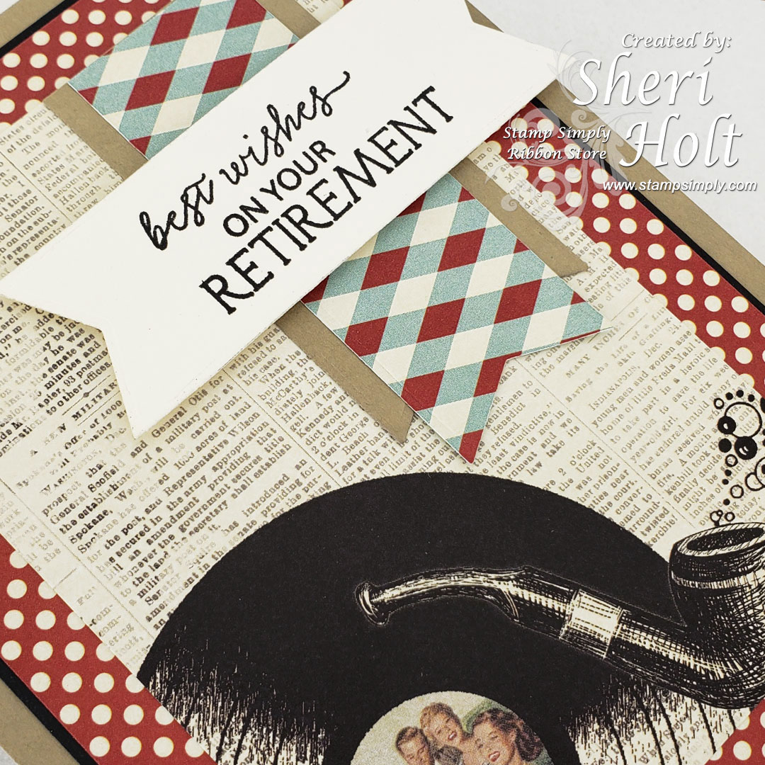 Stamp Simply - Men's Retro Retirement Card