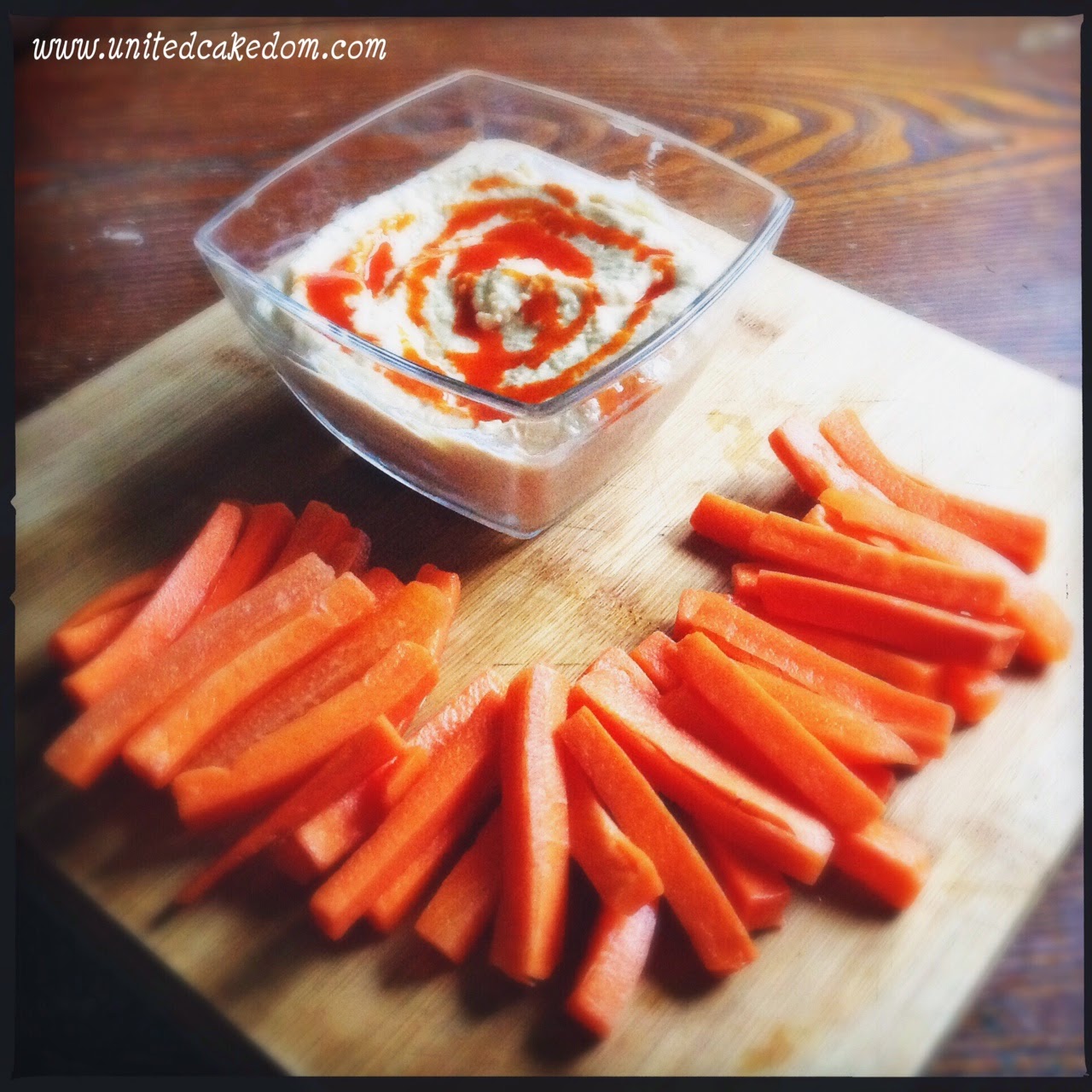 United Cakedom: Hummus & Carrot Sticks