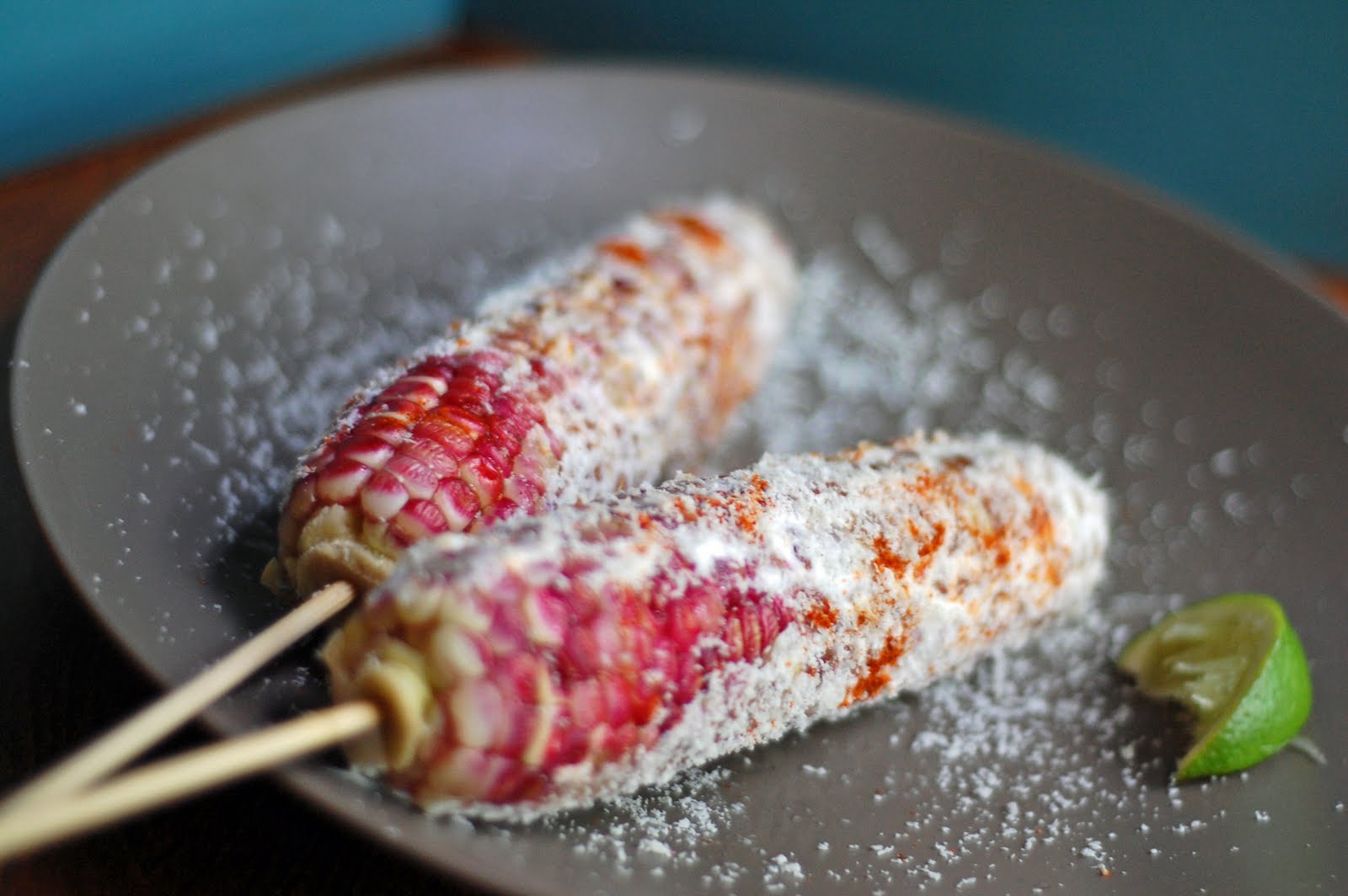 The Four Seasonings: elote from {On a Stick!}
