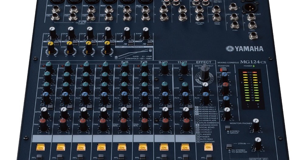 Harga Mixer Audio YAMAHA Model MG 124CX untuk Sound System - Harga ...