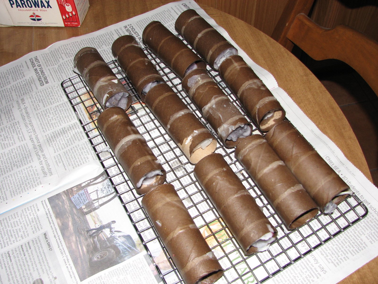 Zippiknits Sometimes: Homemade Fire Starters from recycled stuff ...