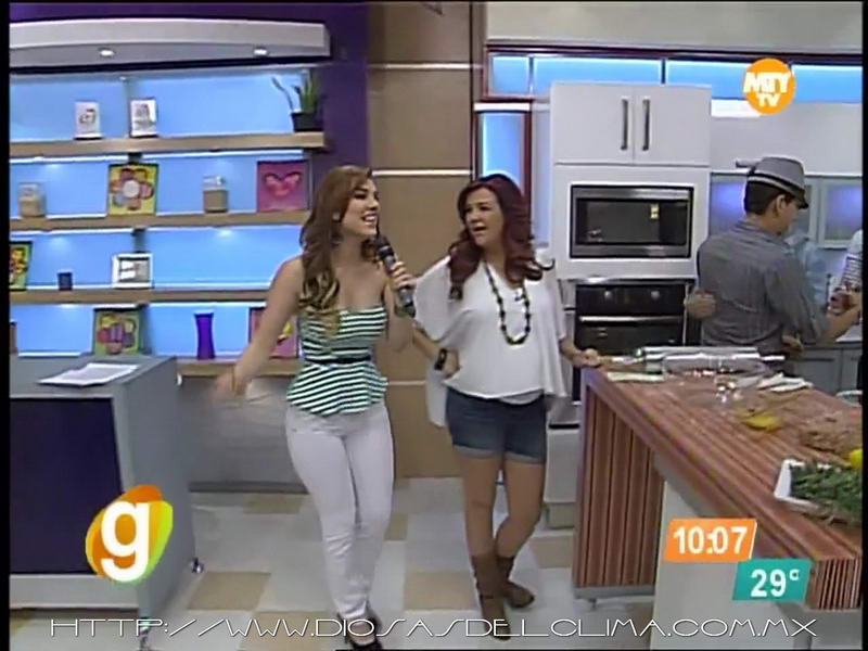 Las diosas del clima: Briana Chavez en Gente Regia