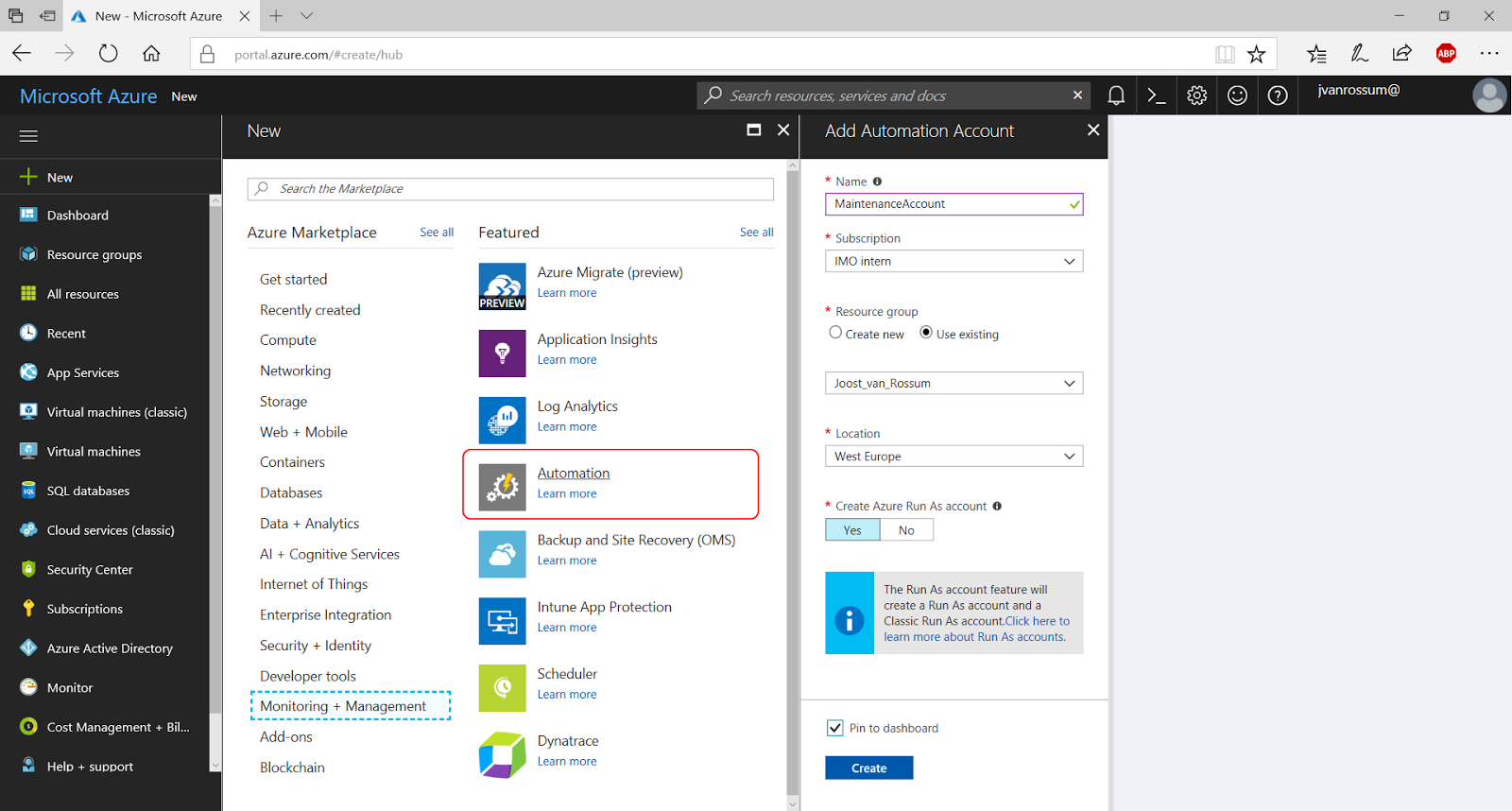 Microsoft BI Tools: Pause everything on your Azure playground
