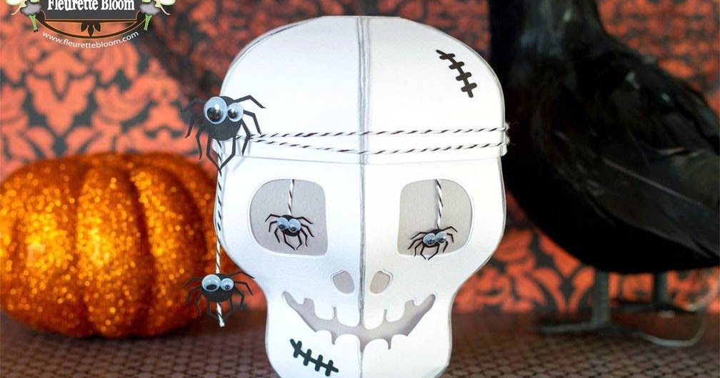 I Love Doing All Things Crafty: 3D Halloween Skull Treat Box/Luminary