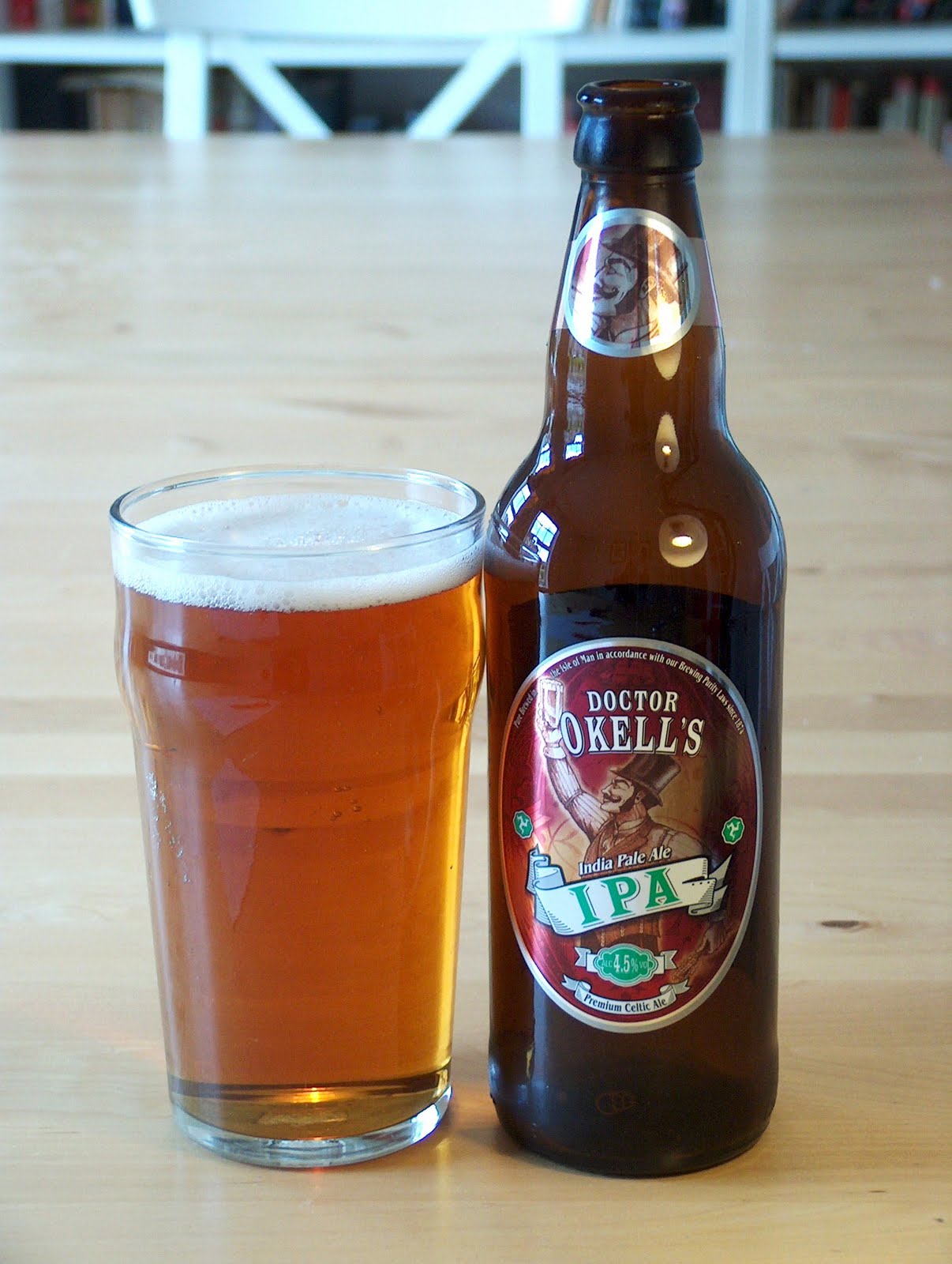 The Bottled Beer Year: Day 106, Beer 106 - Okell's "Doctor Okell's IPA"