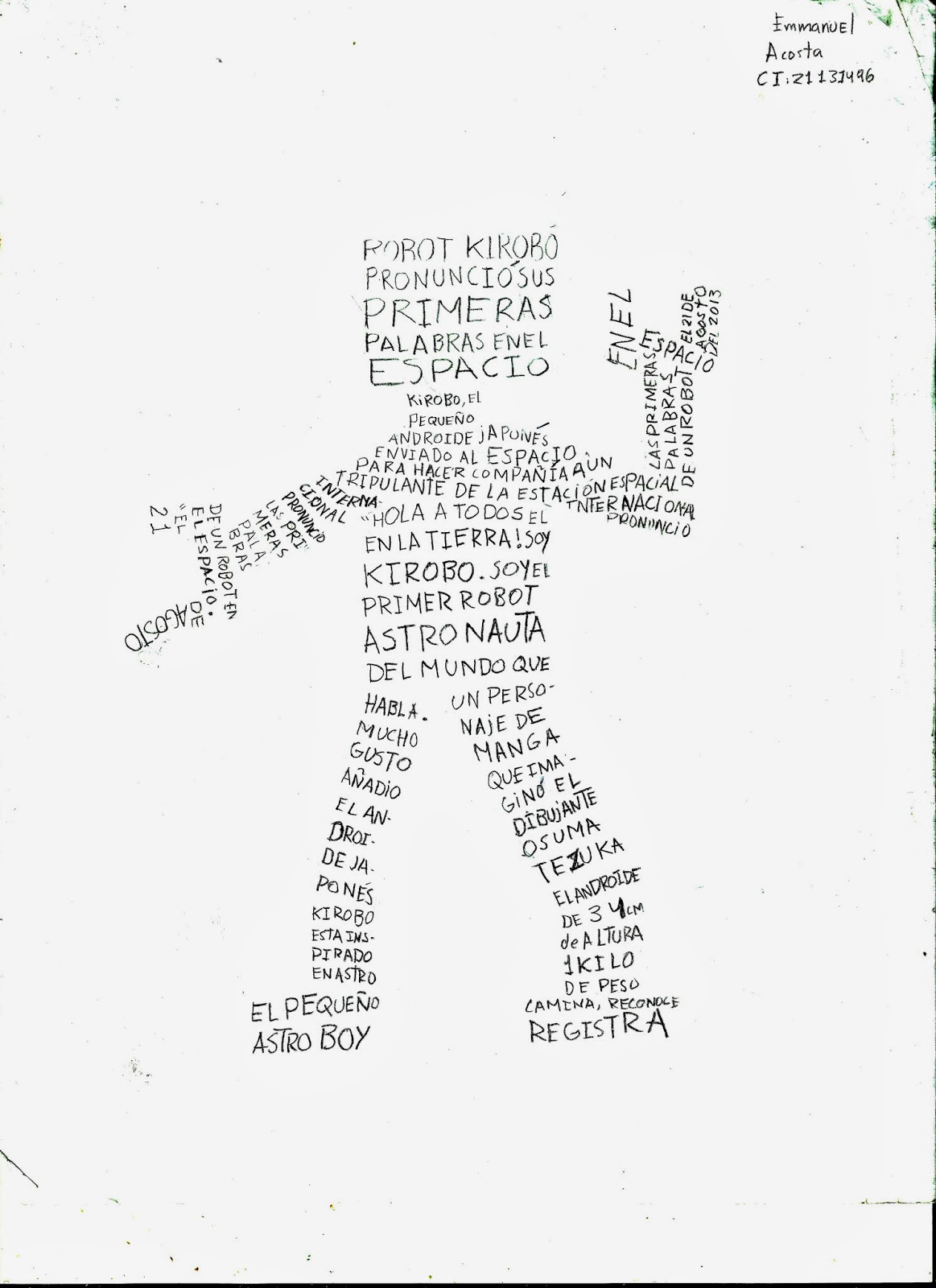 Luna llena: CALIGRAMA