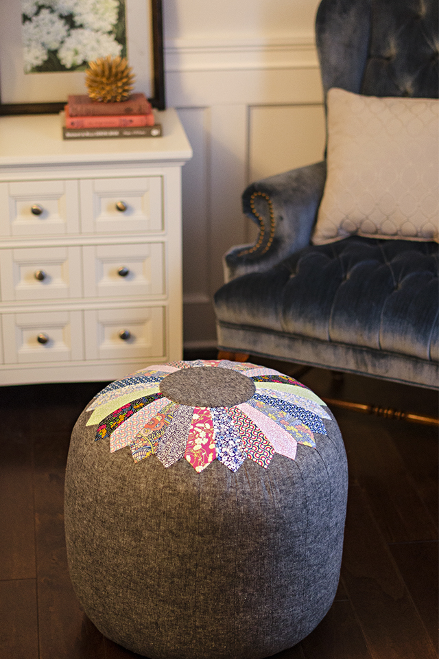 Bijou Lovely: Patchwork Pouf Tutorial.