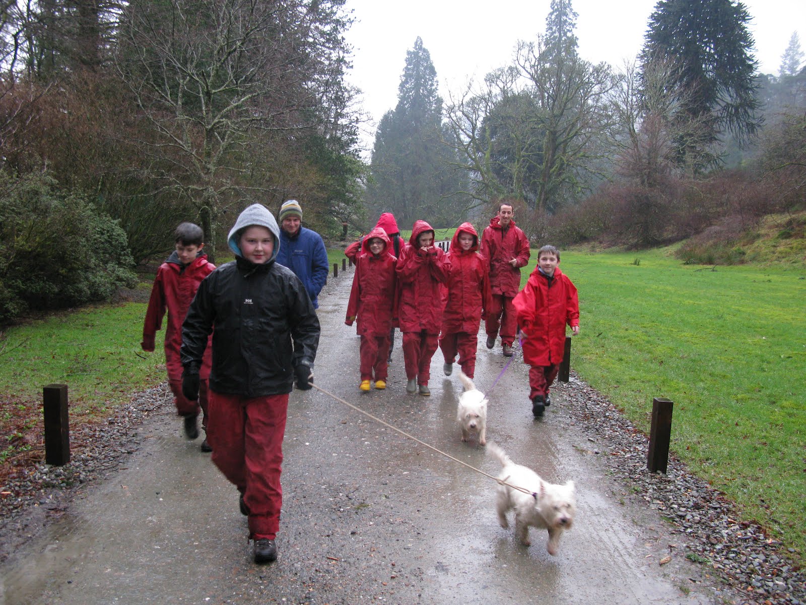 P7 benmore camp 2012: Out exploring!