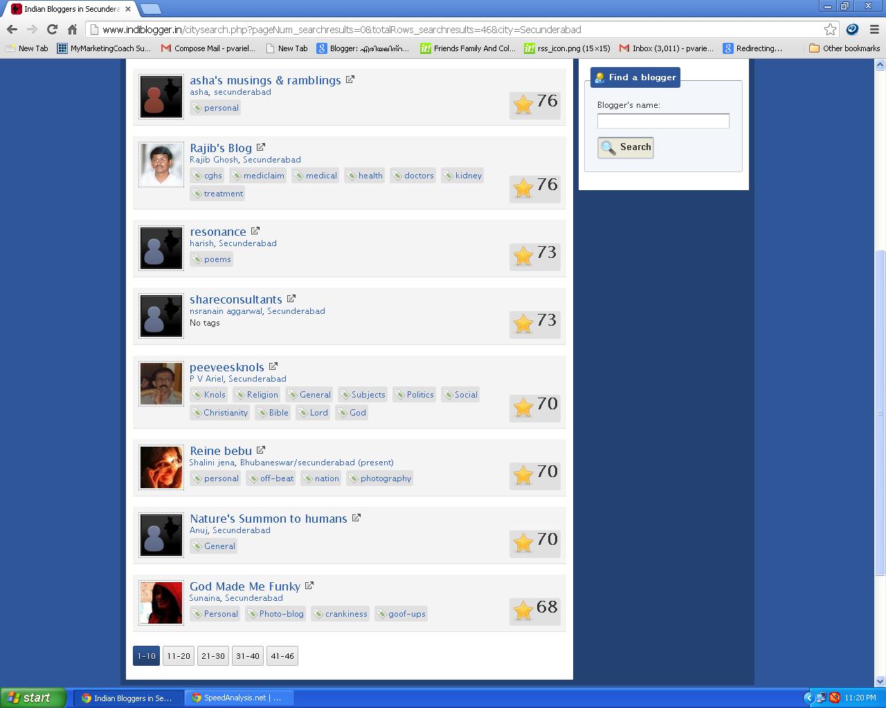Our Blogs listed in the top Indian Bloggers' list: - Philipscom Associates