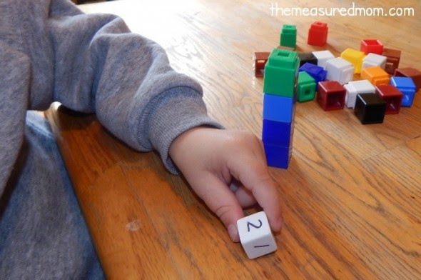 Amazing Action Alphabet: Measuring With Snap Cubes