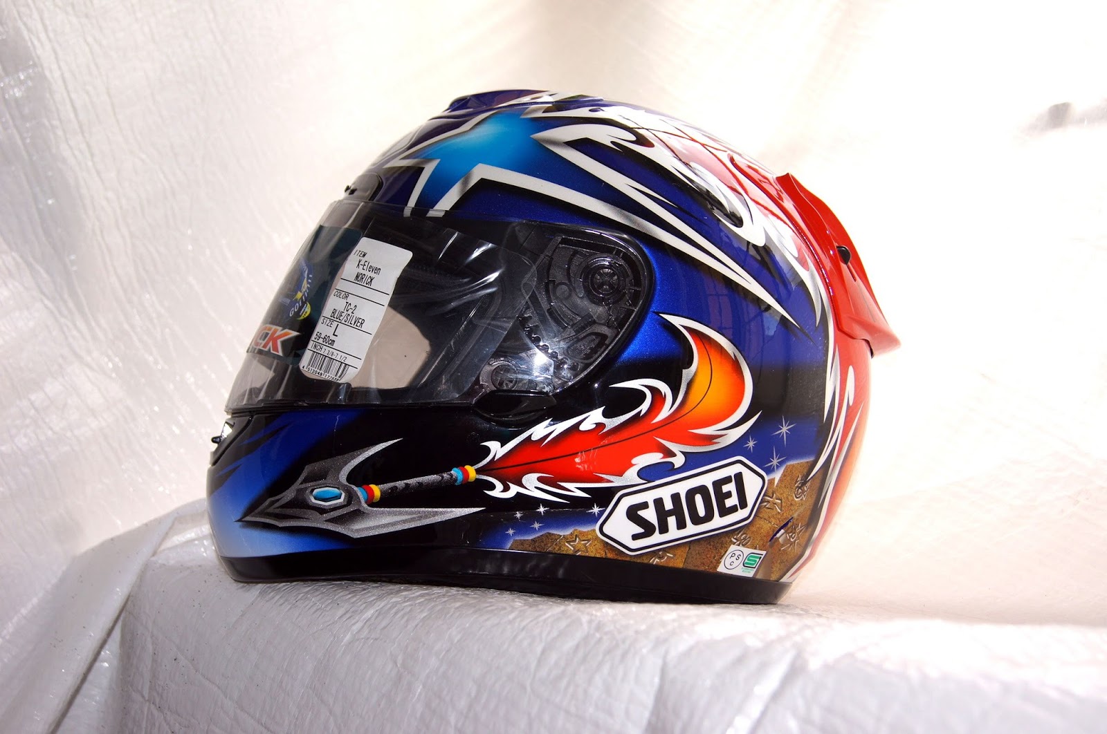 samurai‐bikers: SHOEI Racing Helmet X- Eleven Norifumi Abe Official ...