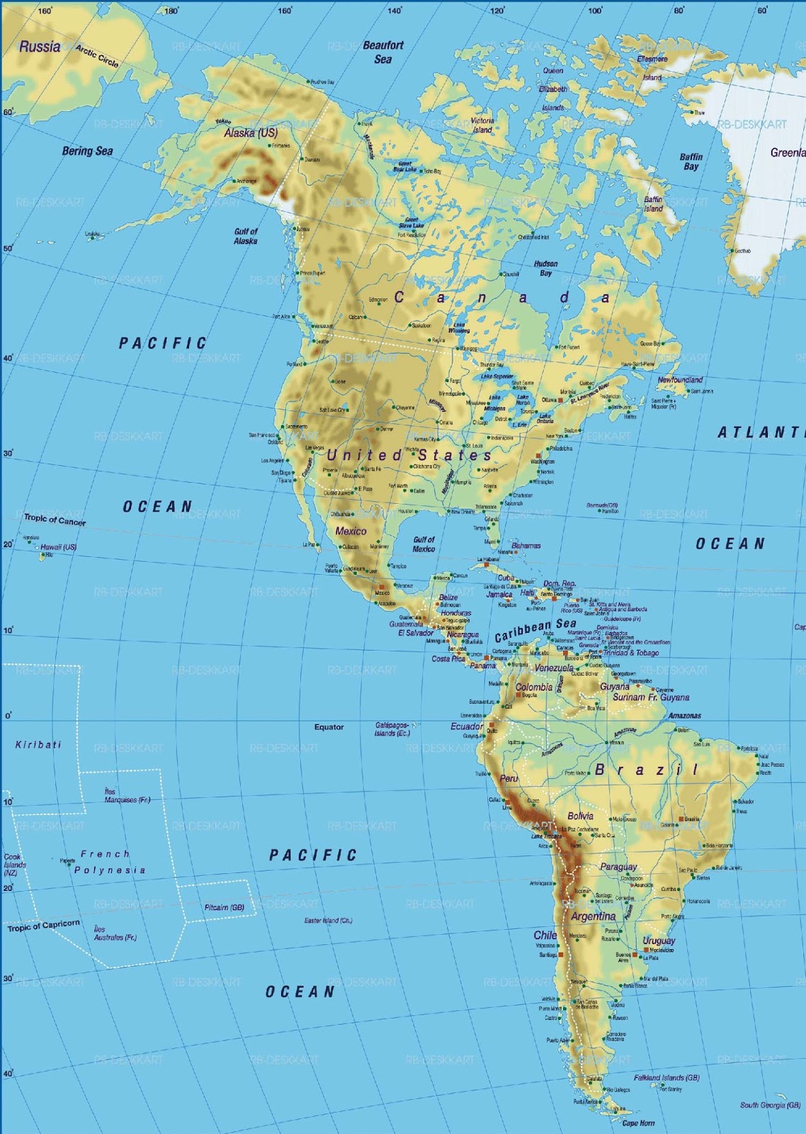 ¿Qué sabemos de Geografía?: Geografía del continente americano