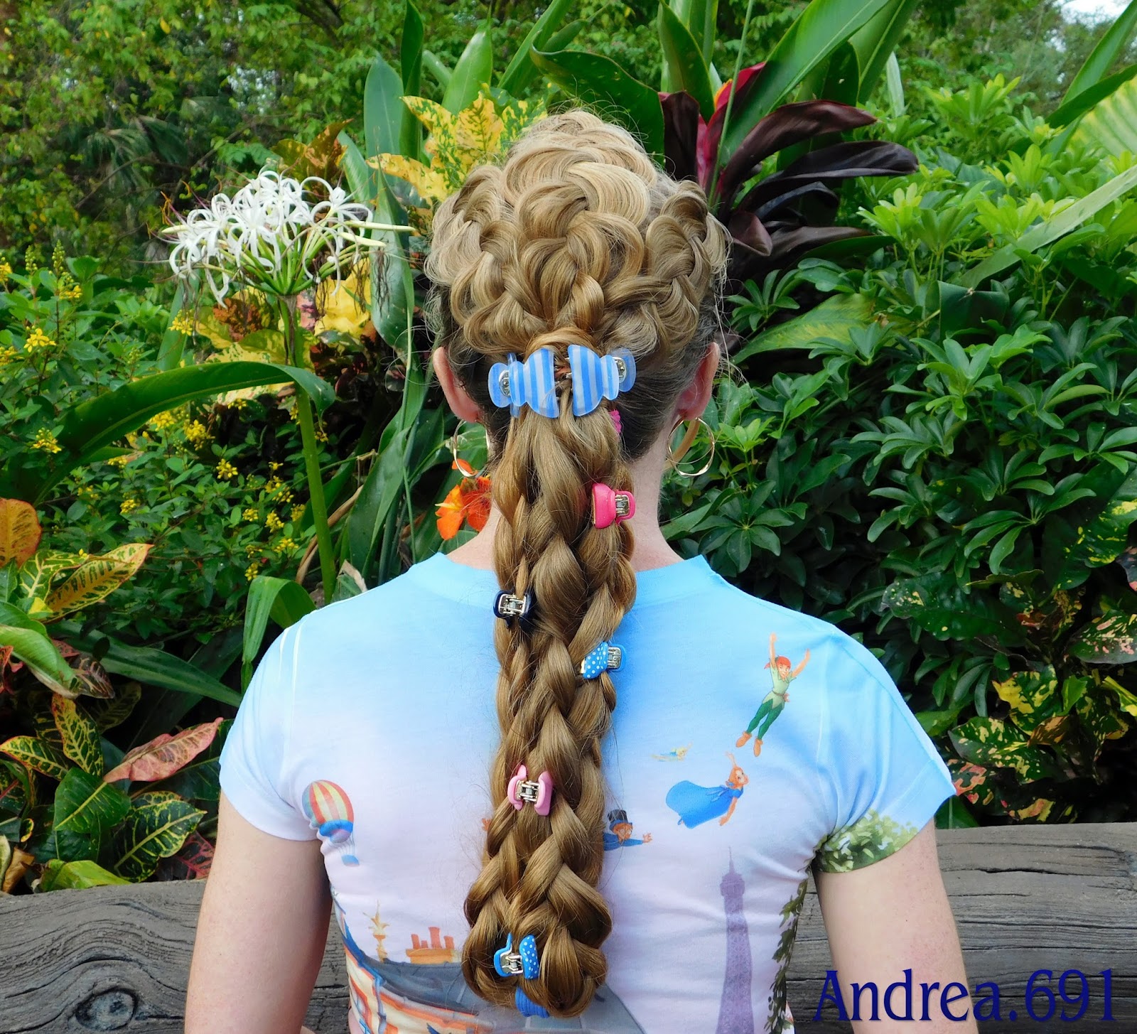 Braids & Hairstyles for Super Long Hair: Disney-themed braided ponytail