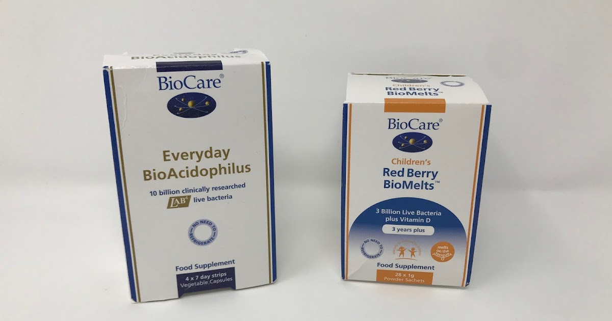 Review And Giveaway: BioCare Probiotic Supplements - Counting To Ten