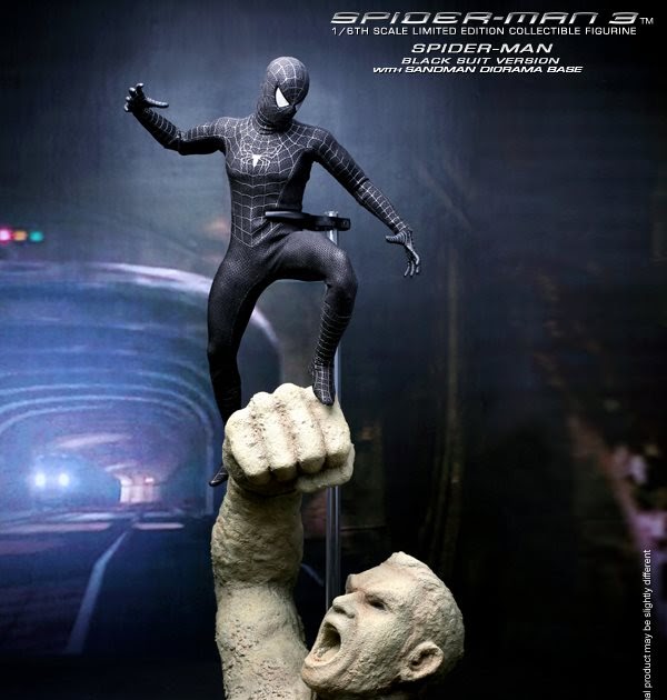 Spiderman 3 Hot Toys Black Suit