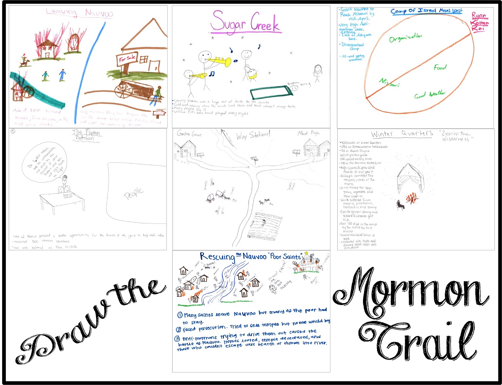 HollysHome - Church Fun: The Mormon Trail - A Handout to go with Lesson ...