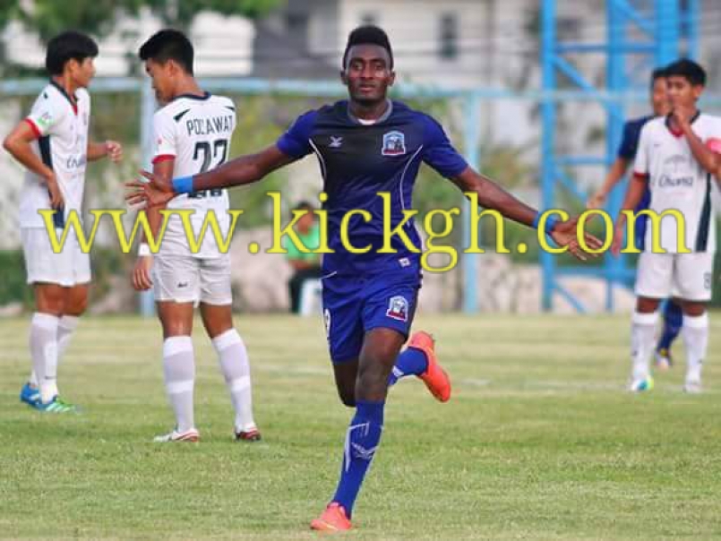Ghanaian forward Prince Amponsah makes headlines in Thailand | 1hypegh.xyz