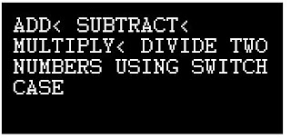 C program to perform addition, subtraction, multiplication and division ...
