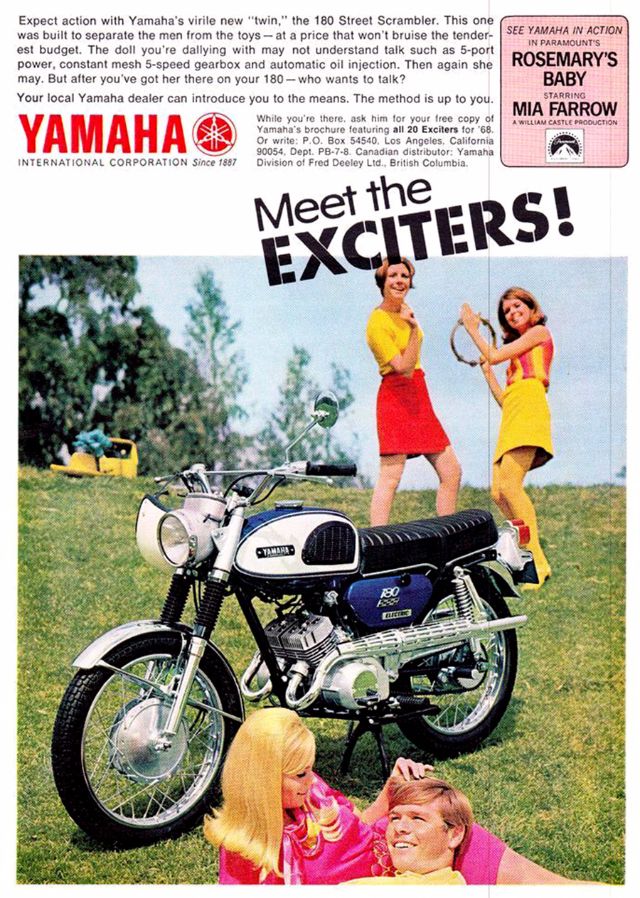 Groovy Chicks on Vintage Motorbike Ads: 26 Fascinating Scooter and ...