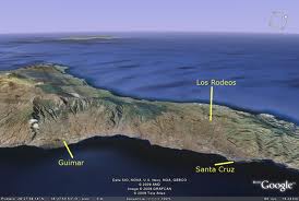 Provincia de Santa Cruz.: relieve