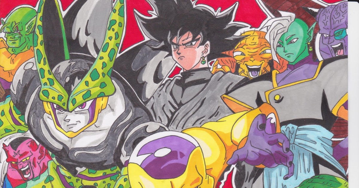 Marko Jovancic Artworks: Mon Affiche de Top méchant Dragon Ball