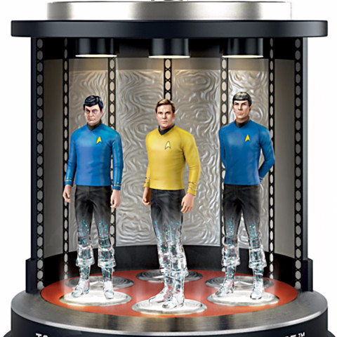 JIMSMASH ! ! !: STAR TREK LAMP WITH ILLUMINATED TRANSPORTER BASE