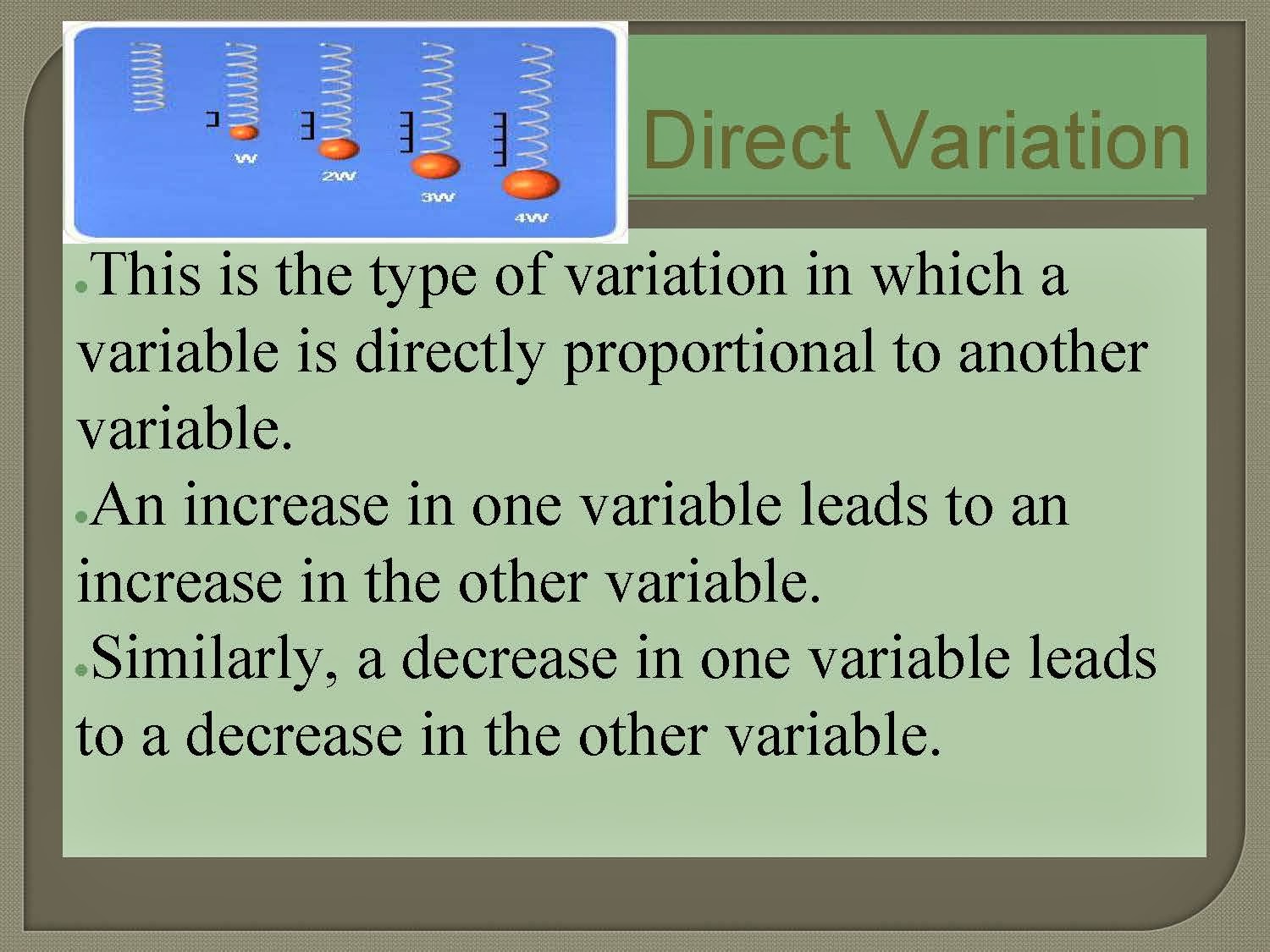 Algebra Made Simple!!!: Direct Variation
