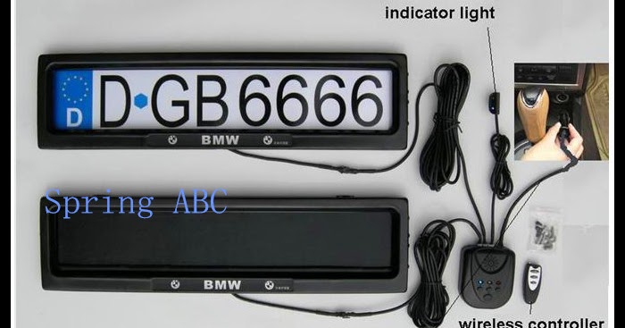 James Bond License Plate Flipper: A One Stop Solution For License Plate ...